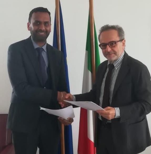Contract with Embassy of Italy in Rabat for visa services in Morocco
